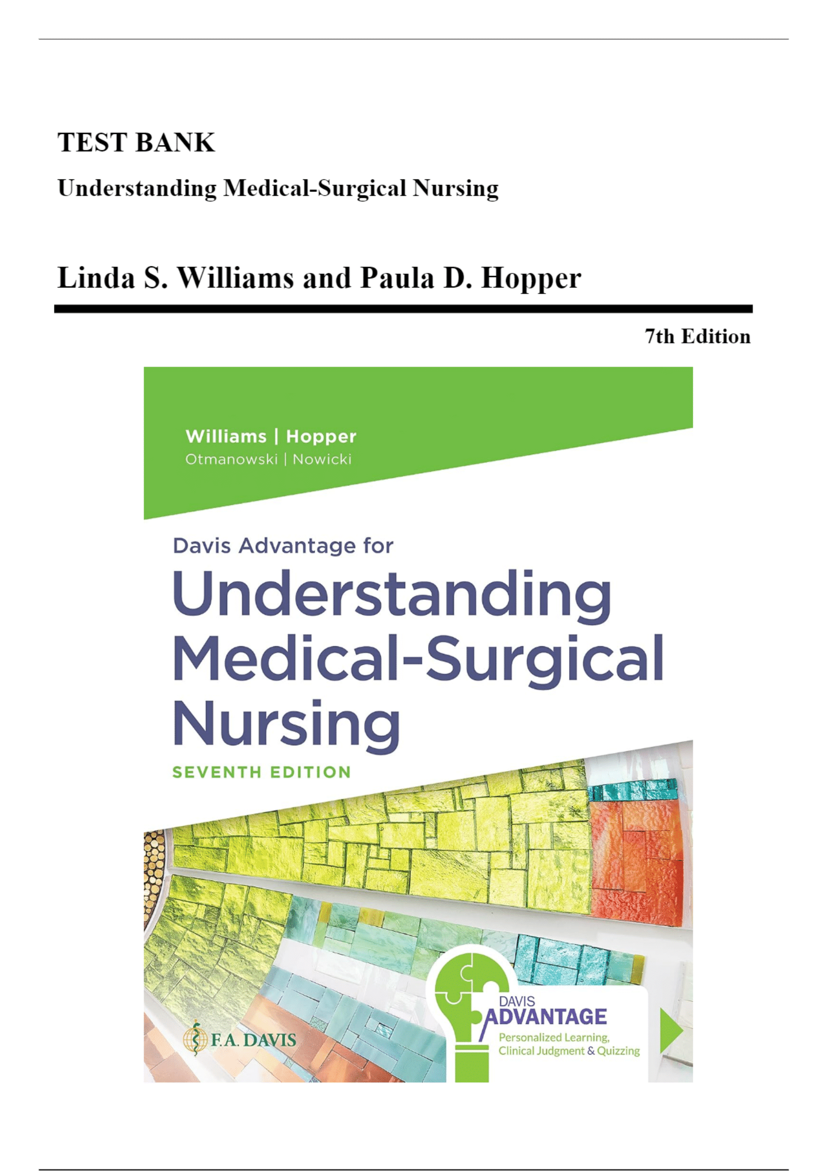 Davis Advantage for Understanding Medical-Surgical Nursing 7 | Inspire ...