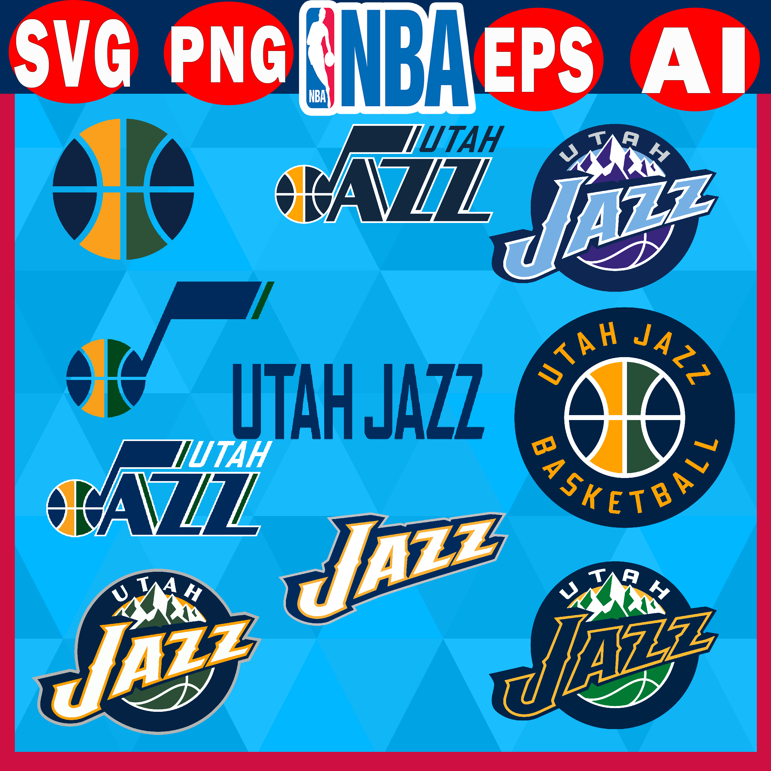 Utah Jazz svg, Basketball Team svg, Basketball svg, NBA svg, | Inspire ...