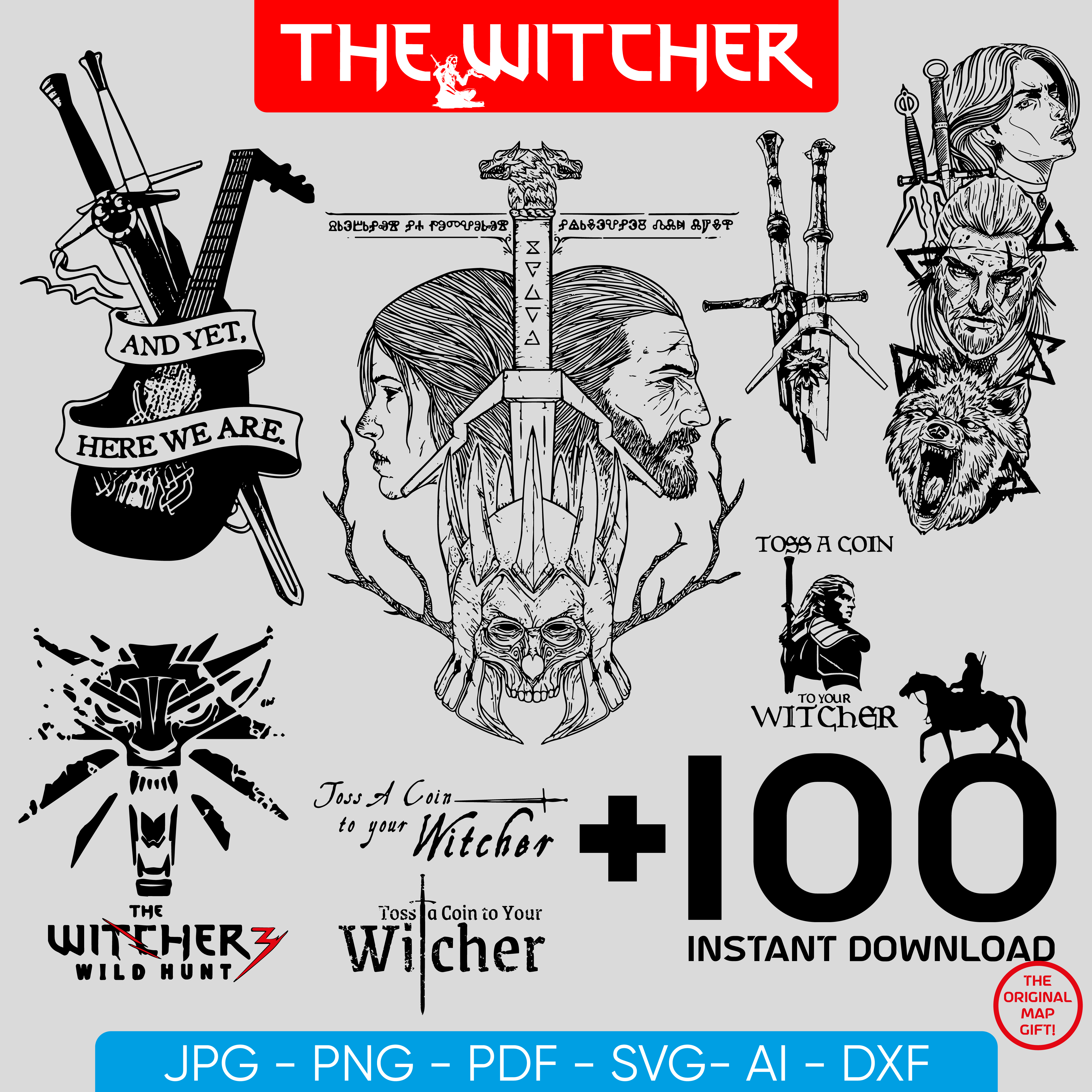 witcher symbol svg - Inspire Uplift