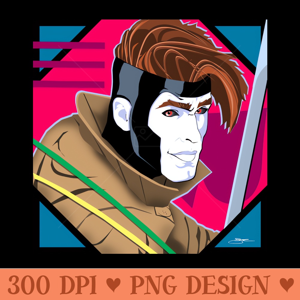 Gambit Inspired by Nagel - High Resolution PNG Designs - Unl - Inspire ...