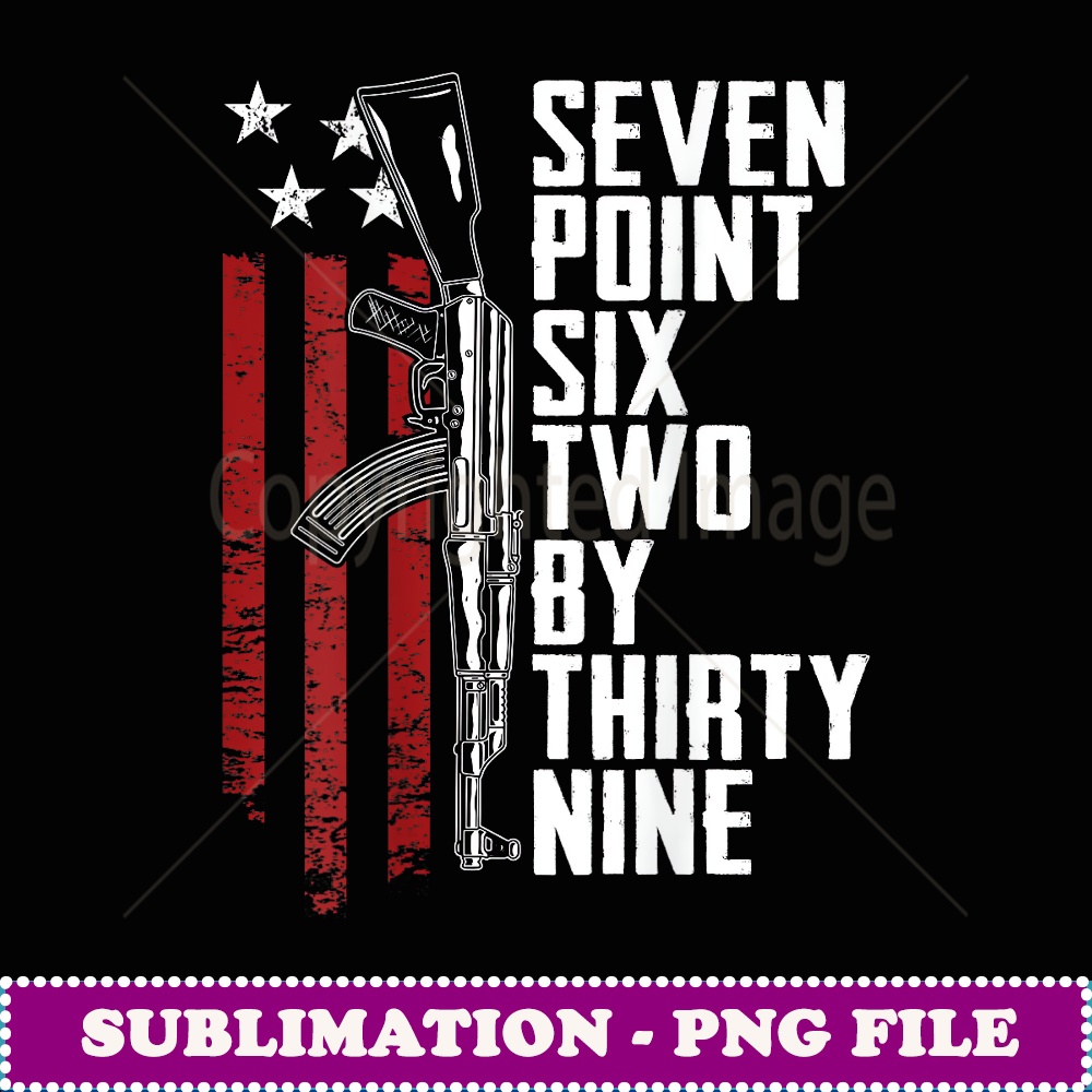 7.62x39 Seven Six Two X 39 AK47 7.62 Rifle Owner ON BACK - S | Inspire ...