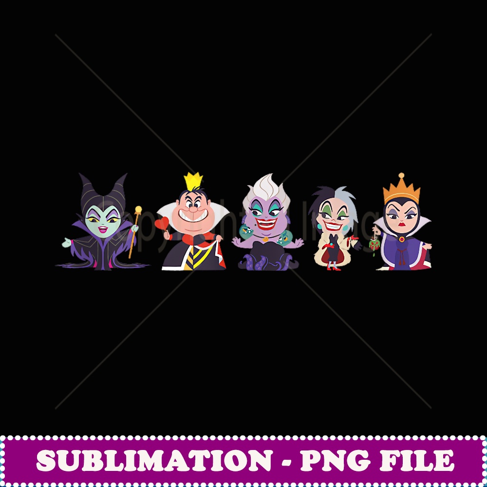 Disney Villains Kawaii Chibi Evil Queens - PNG Transparent S | Inspire ...