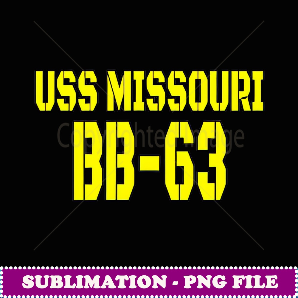 USS Missouri BB63 WW2 Battleship Warship Front&Back - Aesthe | Inspire ...
