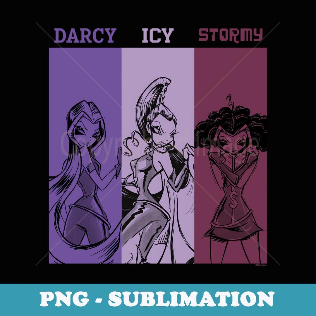 Winx Club Trix Dark Trio Darcy Icy & Stormy Panels Color Box | Inspire ...