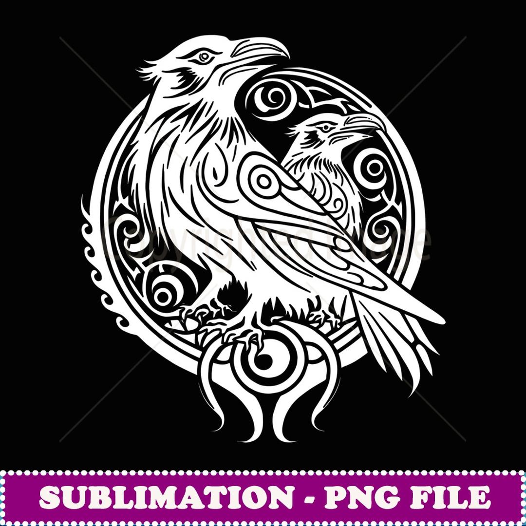 Odins Raven Norse Mythology Viking Birds Celtic Knots Asgard | Inspire ...