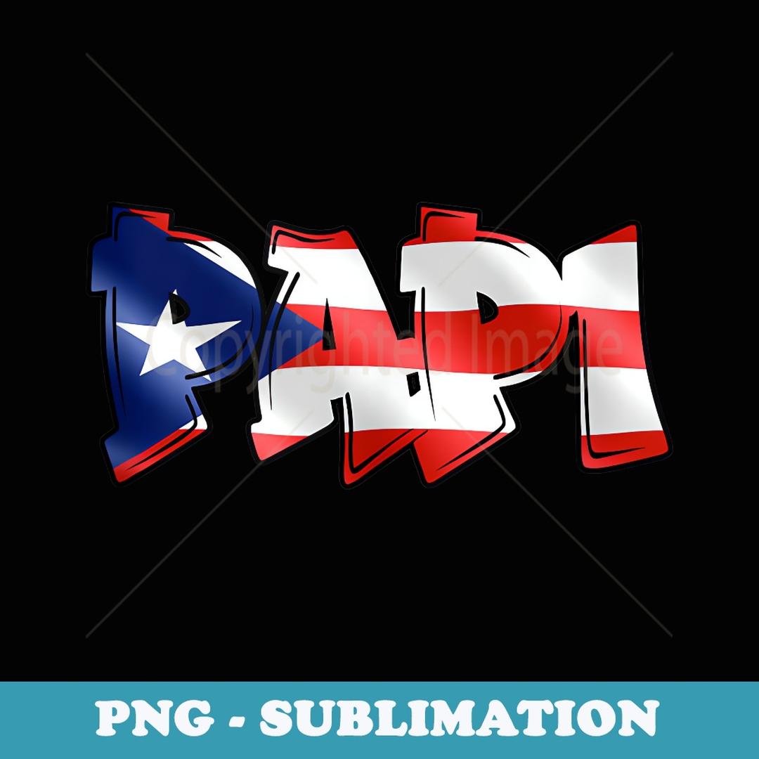 Mens Papi Puerto Rican Flag PR Pride Father Dad Boricua - Cr | Inspire ...