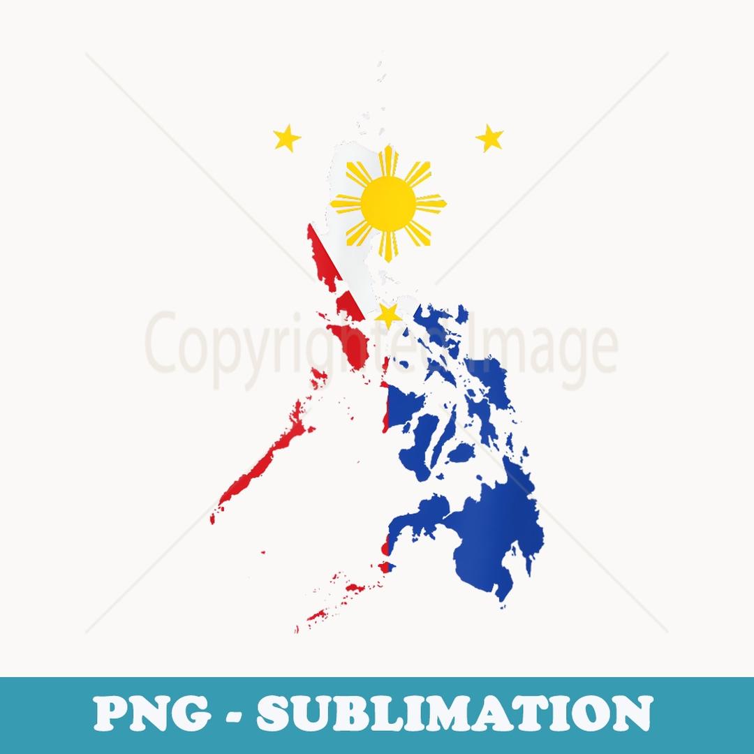 Philippines Map Flag Filipino - Modern Sublimation PNG File | Inspire ...