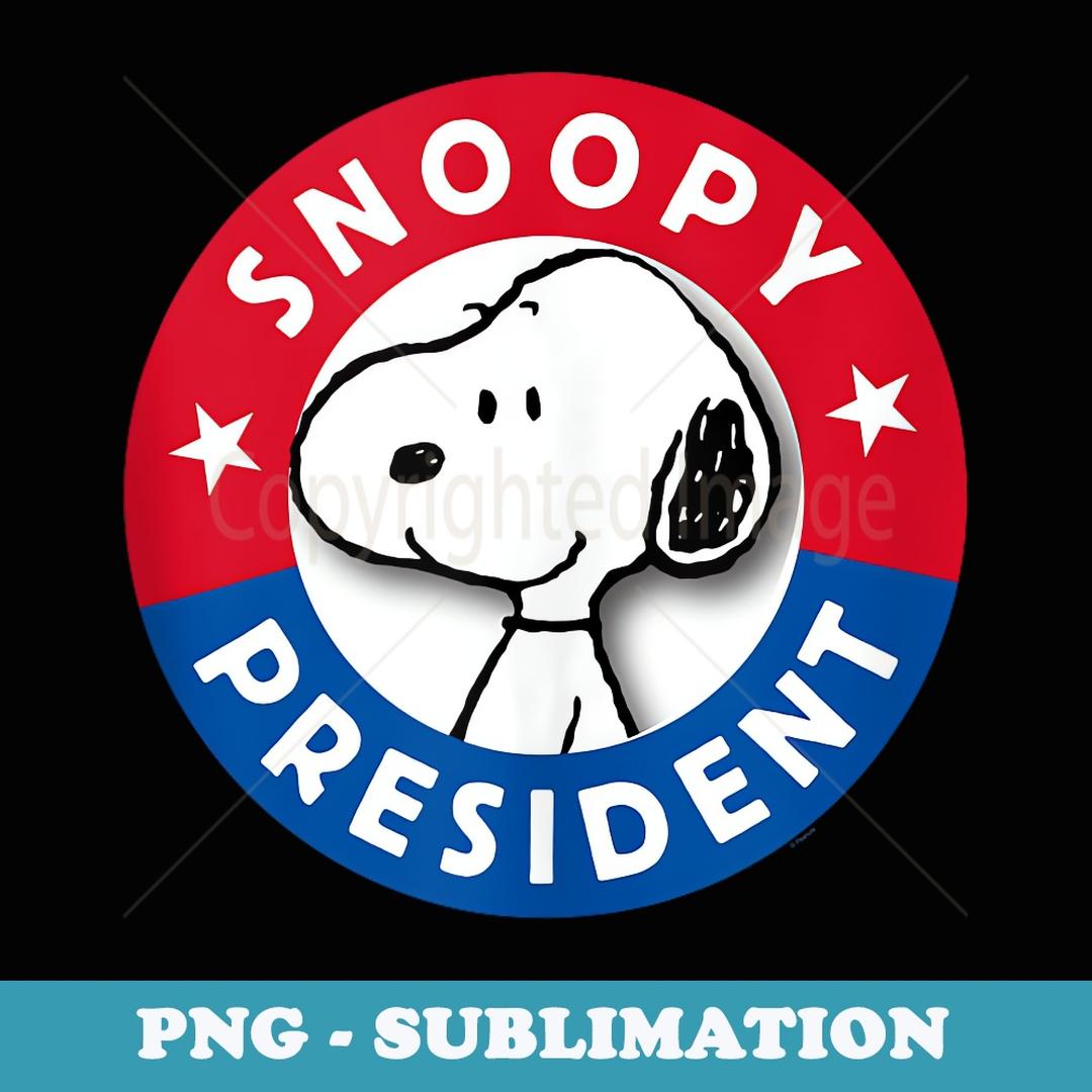 PEanuts Snoopy for president - Sublimation PNG File | Inspire Uplift
