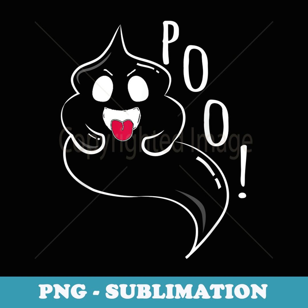 Poo Halloween Poop ghost Costume - PNG Sublimation Digital D | Inspire ...