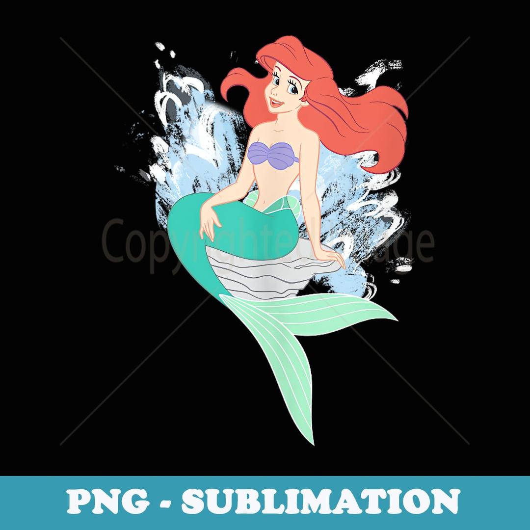 Disney The Little Mermaid Vintage Ariel Splashing Rock Icon | Inspire ...