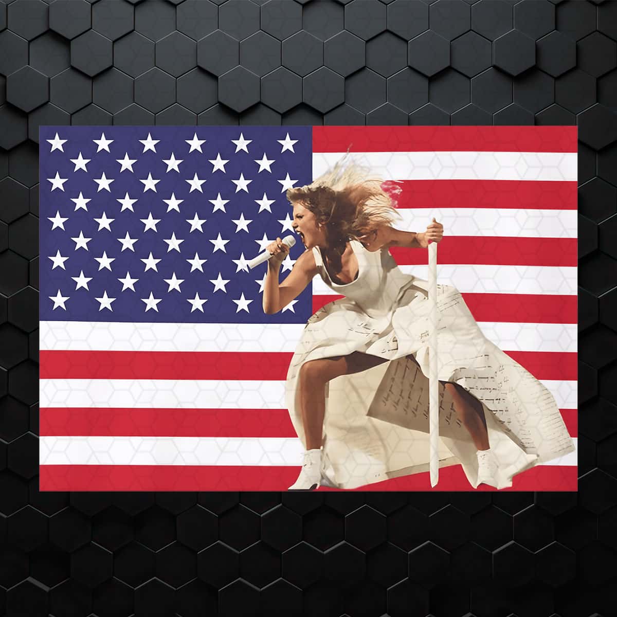 Female Rage USA Fourth of July Taylor Swift PNG | Inspire Uplift