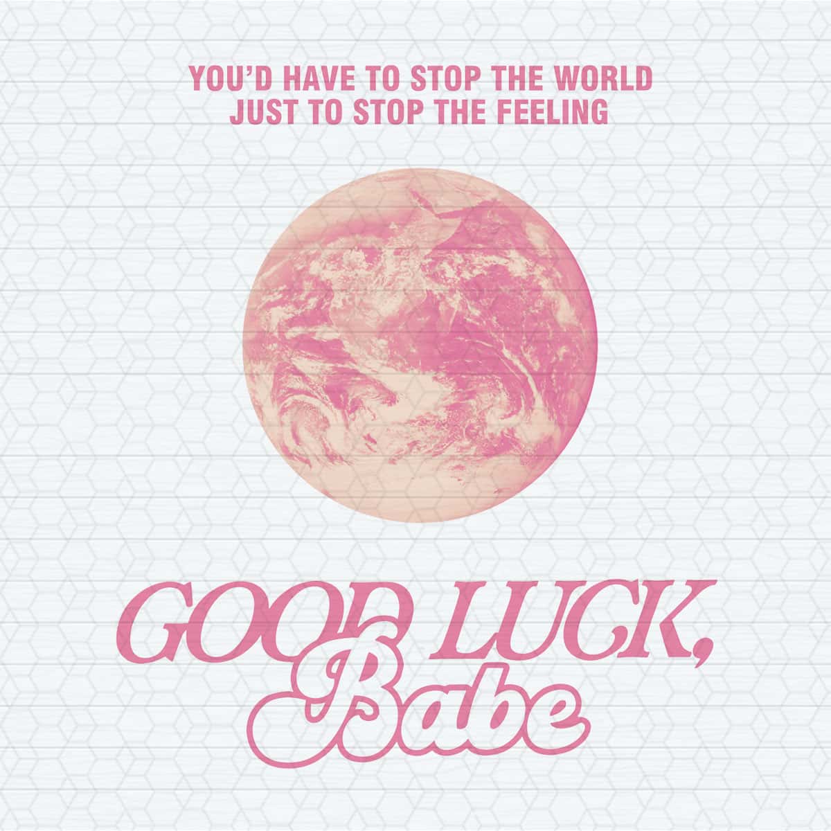 Pink Good Luck Babe Chappell Roan PNG | Inspire Uplift