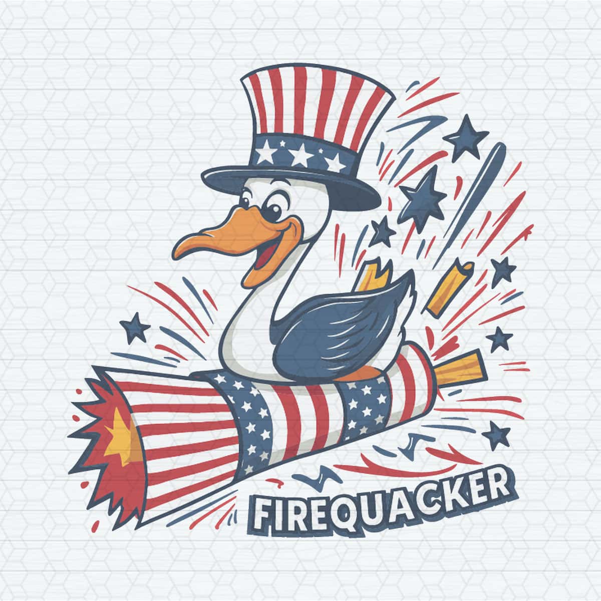 Fire Quacker Happy Independence Day SVG | Inspire Uplift