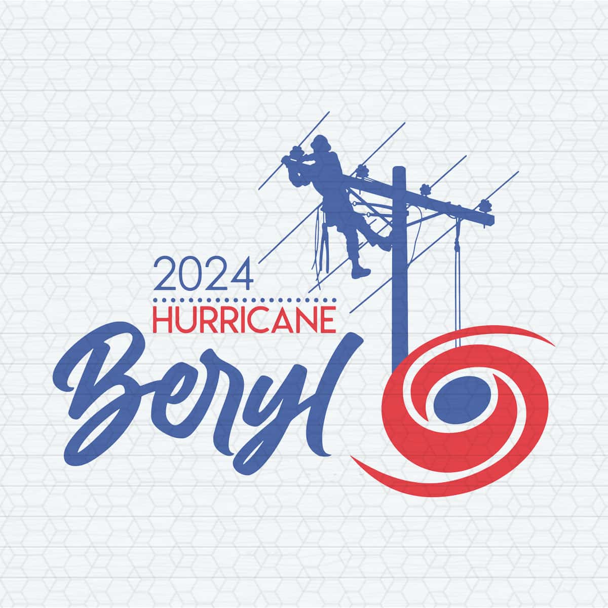 Hurricane Beryl 2024 Storm Chaser SVG | Inspire Uplift
