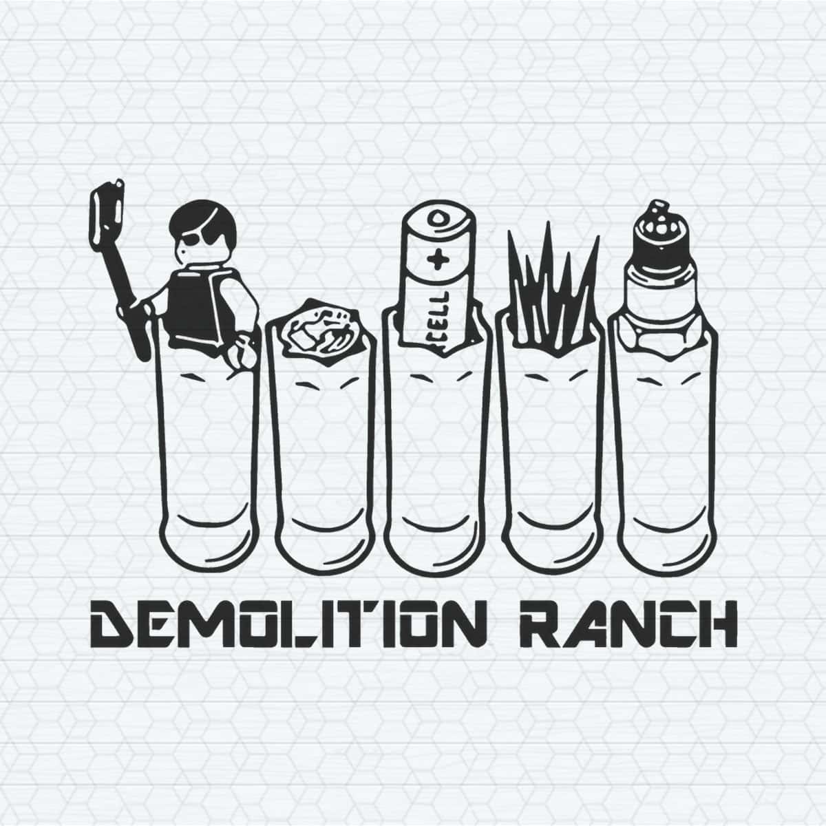 Demolition Ranch Funny Gun SVG | Inspire Uplift