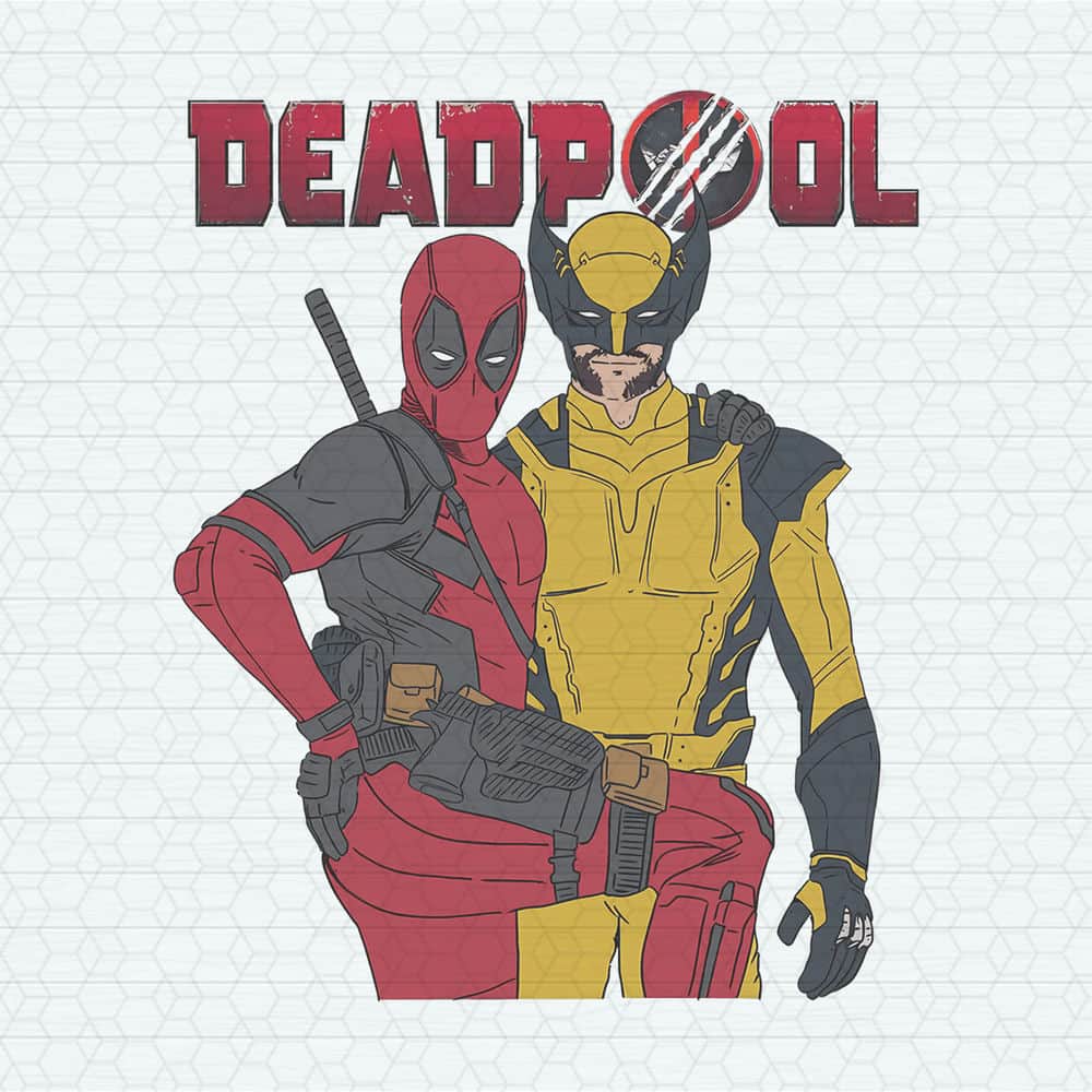 Funny Deadpool And Wolverine Superhero PNG - Inspire Uplift