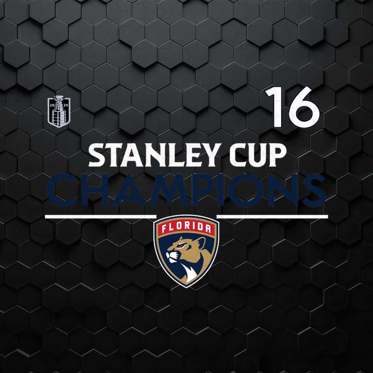 Aleksander Barkov Florida Stanley Cup Champions SVG | Inspire Uplift