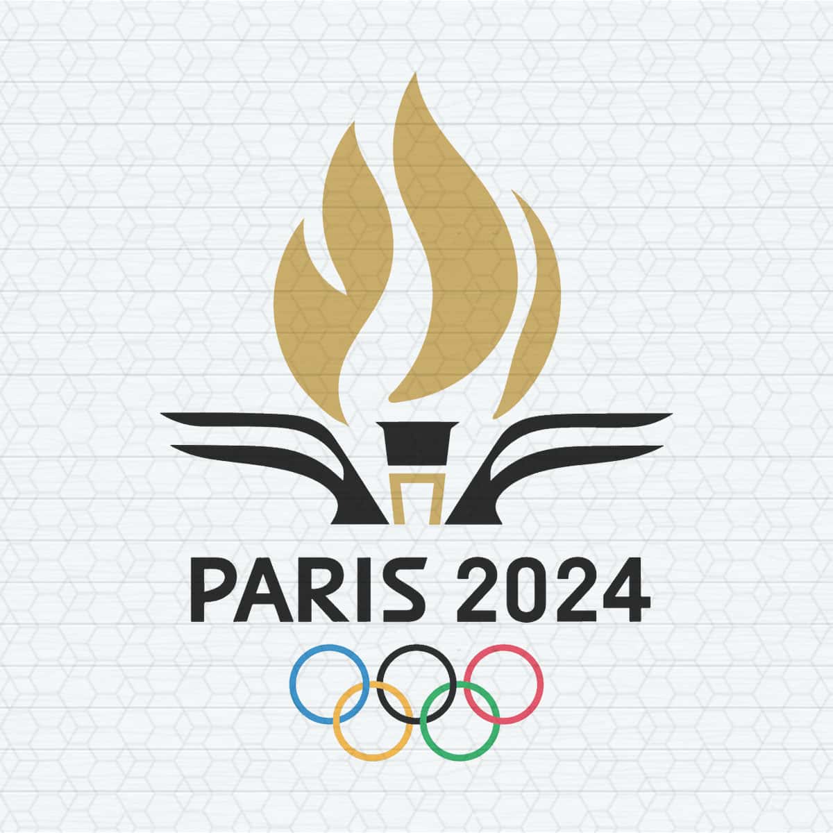 Paris 2024 Olympics Fire Sports Digital Download SVG | Inspire Uplift