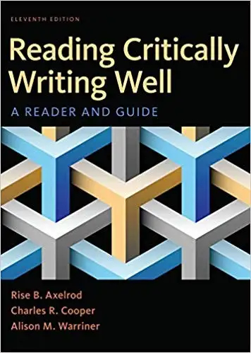 Reading Critically, Writing Well 11th Edition | Inspire Uplift