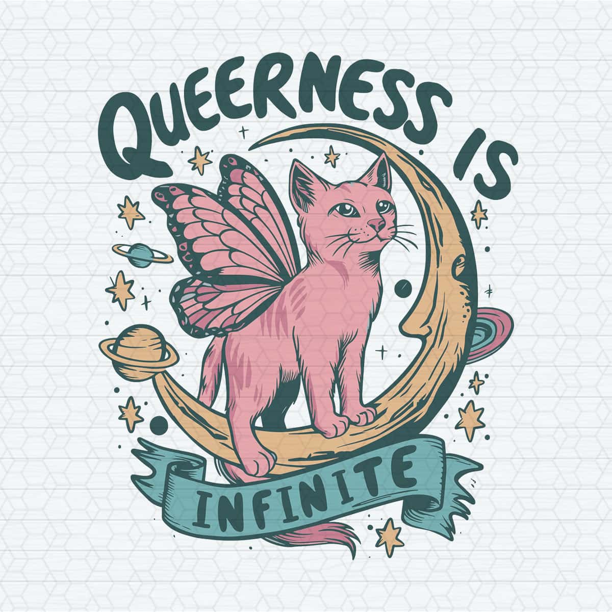 Queerness Is Infinite Gay Lesbian Pride SVG | Inspire Uplift