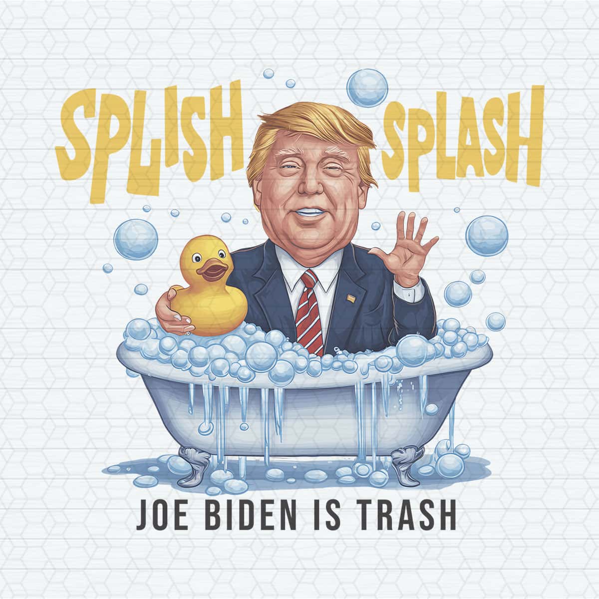 Splish Splash trash Donald Edgy Png High Quality Sublimation | Inspire ...