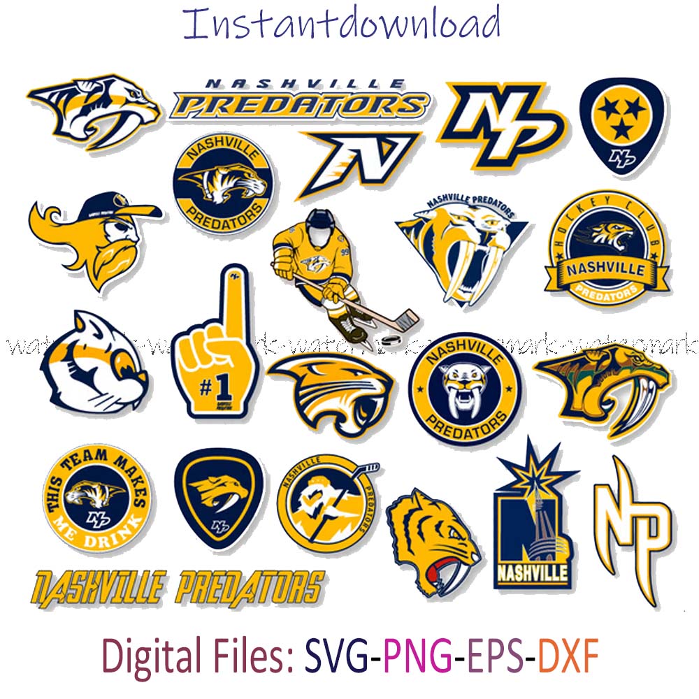 Nashville Predators Logo SVG, Nashville Predators PNG, Nashv | Inspire ...
