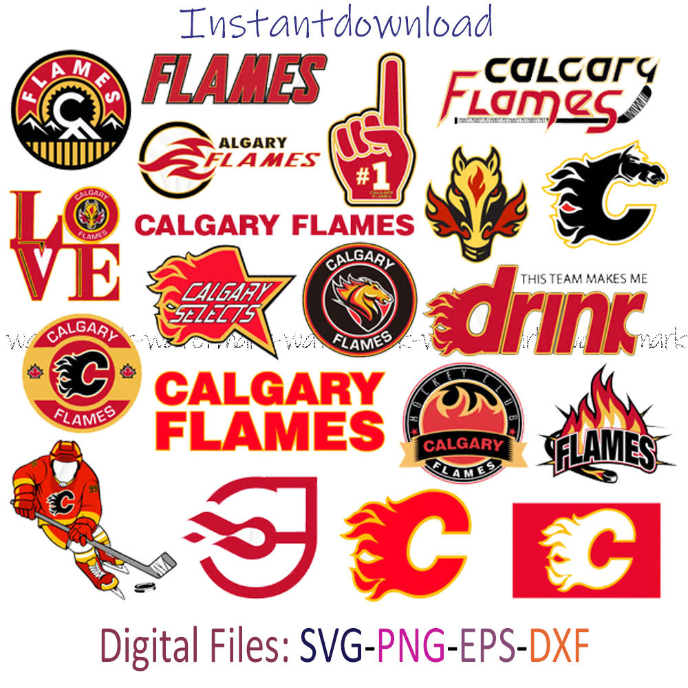 Calgary Flames Logo SVG, Cgy Hockey, SVG Flames, Calgary Fla | Inspire ...