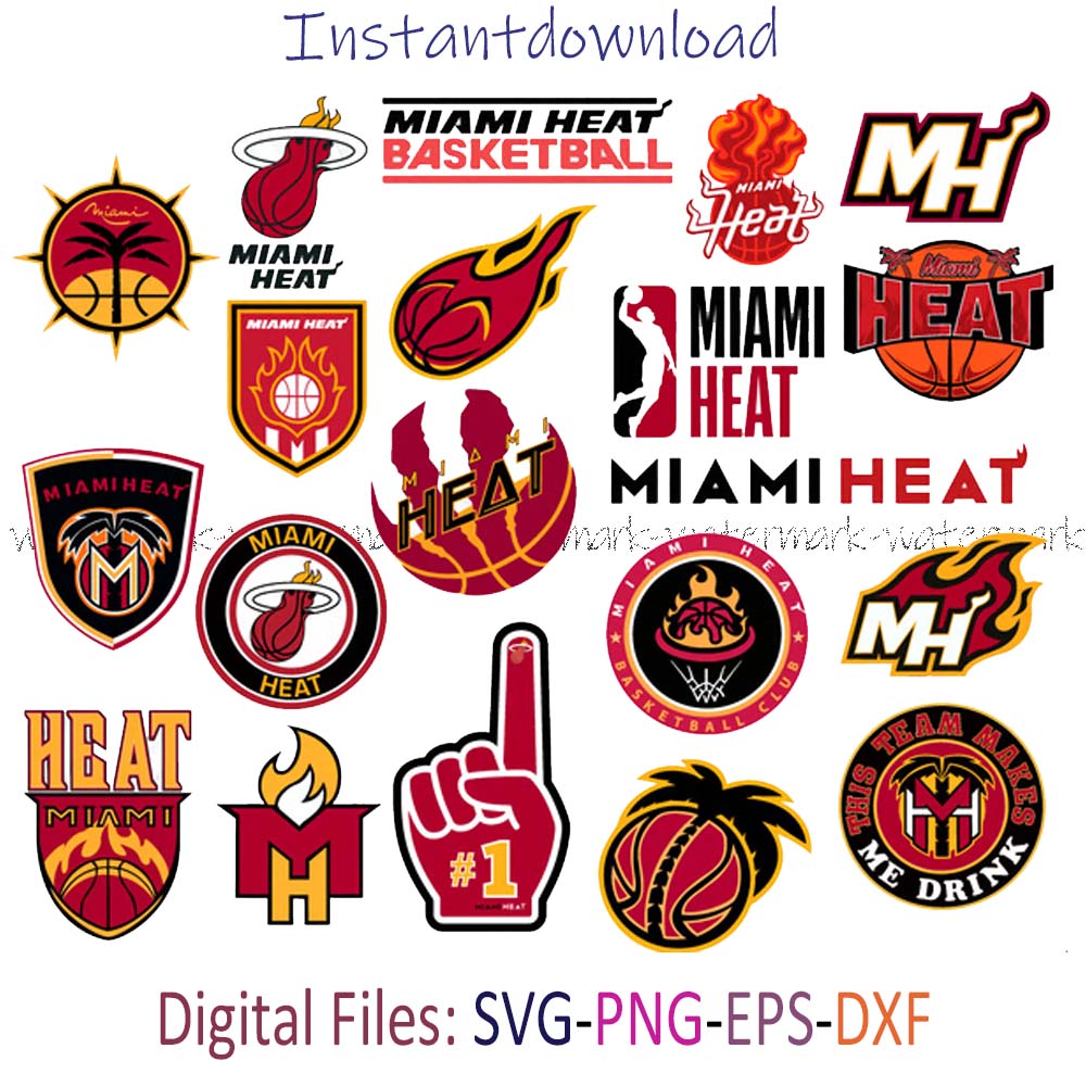 Miami Heat Logo SVG, Miami Heat PNG, Miami Heat Emblem, Miam | Inspire ...