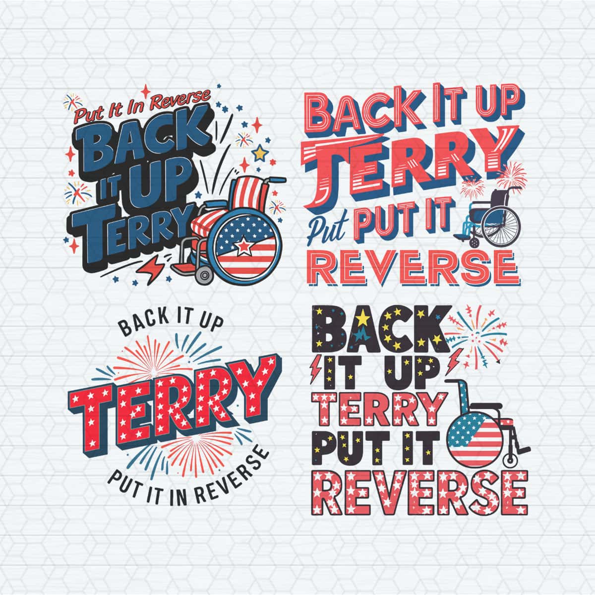 Back It Up Terry Put It In Reverse SVG Bundle | Inspire Uplift
