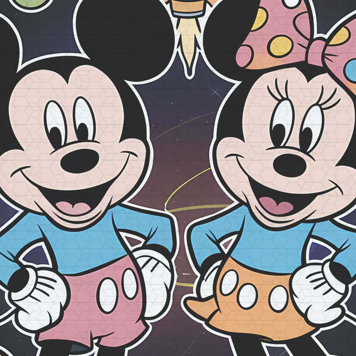 Galaxys Dad Mickey And Minnie Mouse PNG | Inspire Uplift