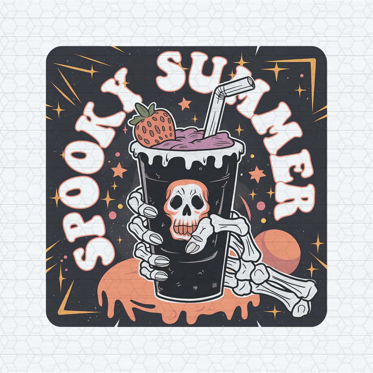 Spooky Summer Skeleton Hand PNG | Inspire Uplift