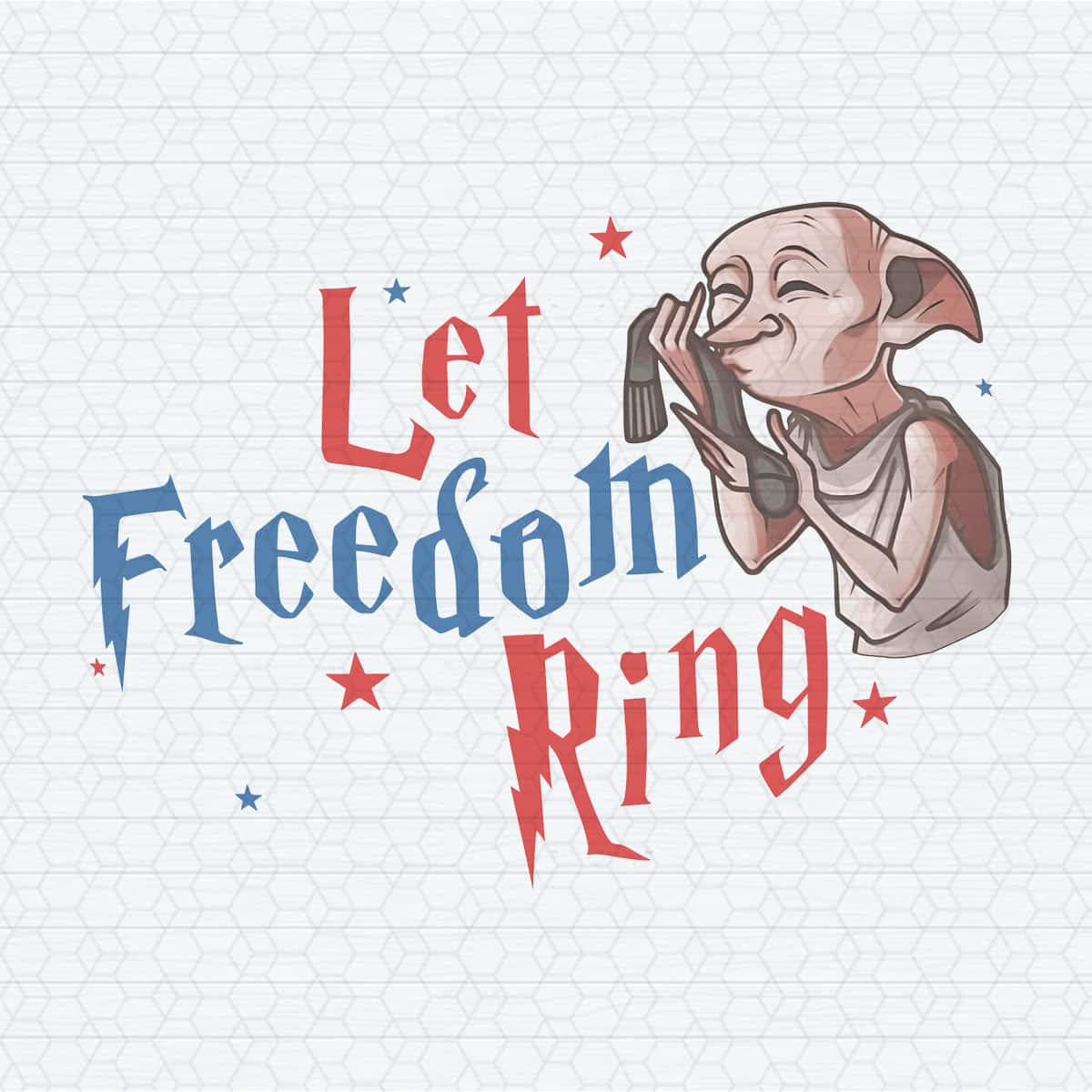 Independence Day Let Freedom Ring Dobby PNG | Inspire Uplift