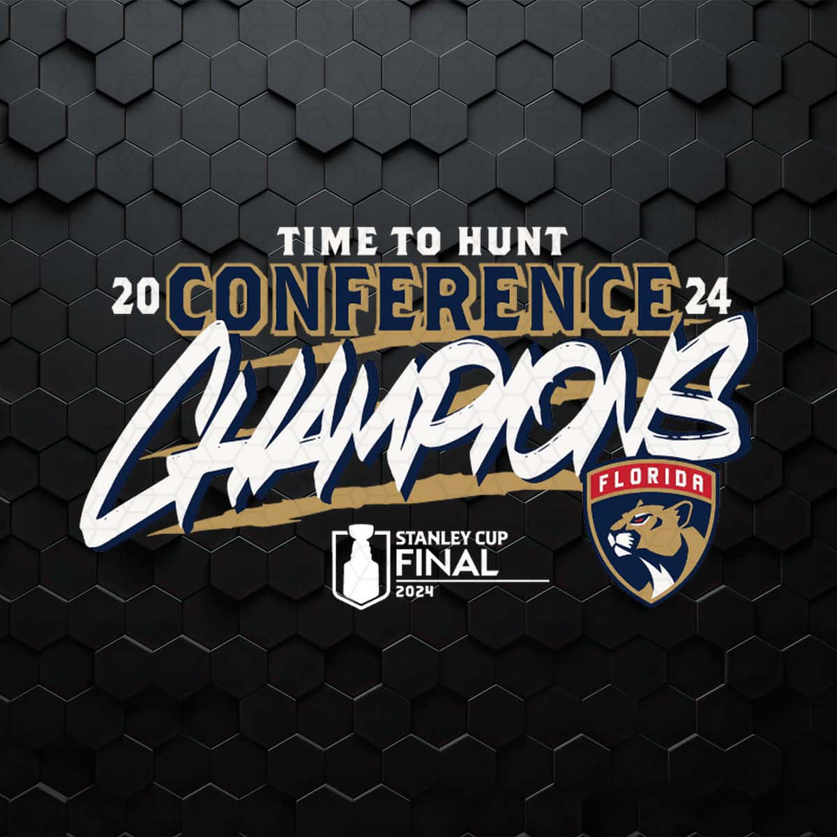 Time To Hunt Stanley Cup Champions Panthers SVG | Inspire Uplift