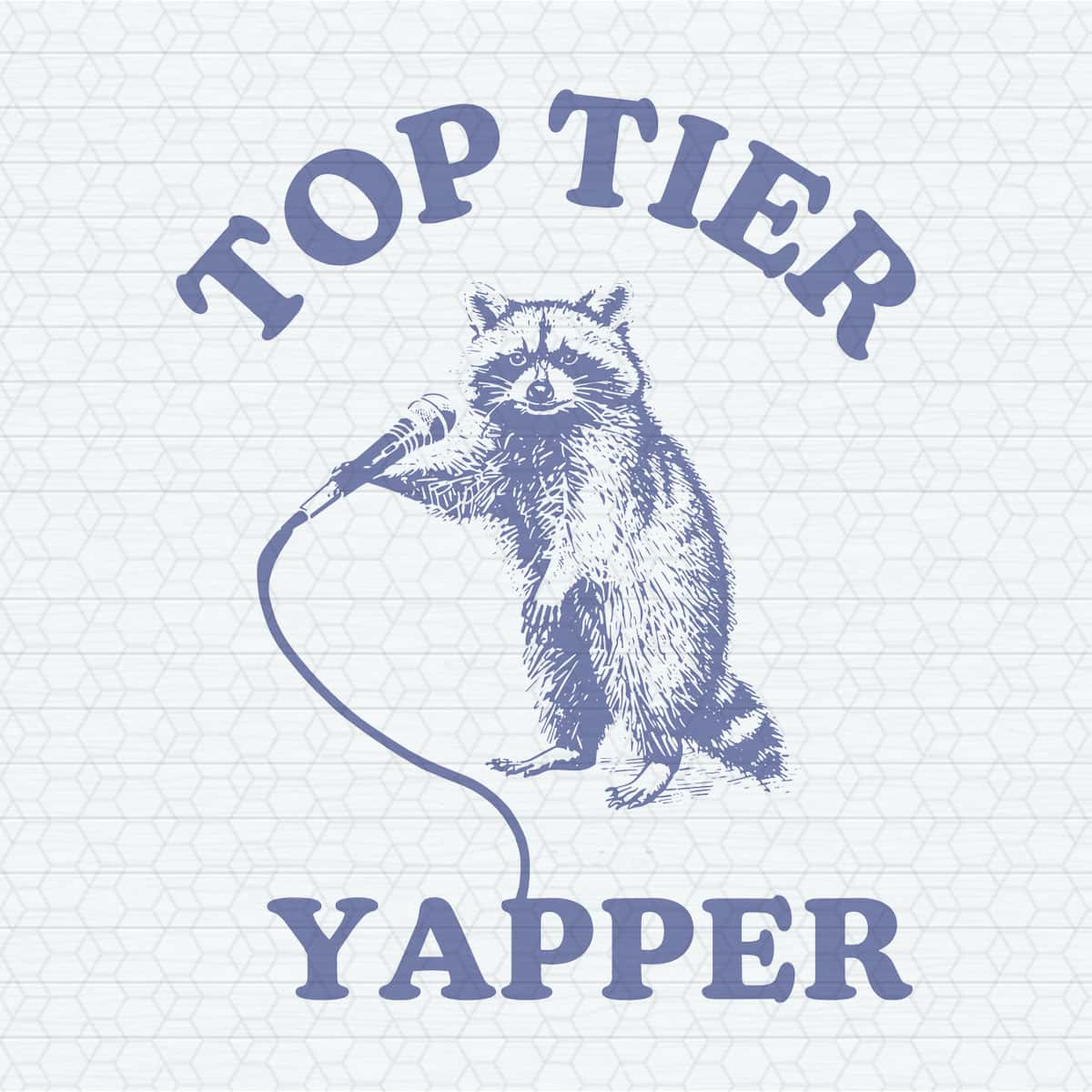 Retro Top Tier Yapper Cartoon Meme SVG | Inspire Uplift