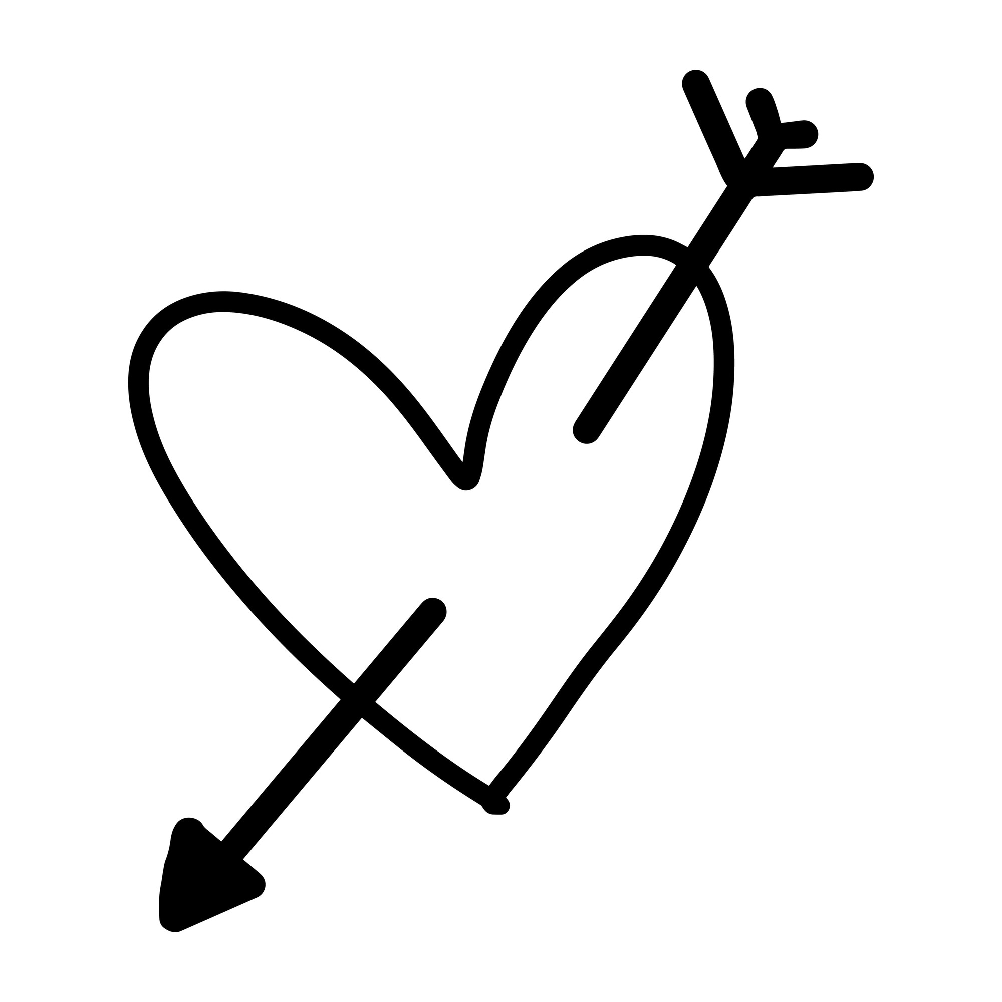 Heart Svg Bundle, Heart Svg, Hand Drawn Heart svg, Open Hear | Inspire ...