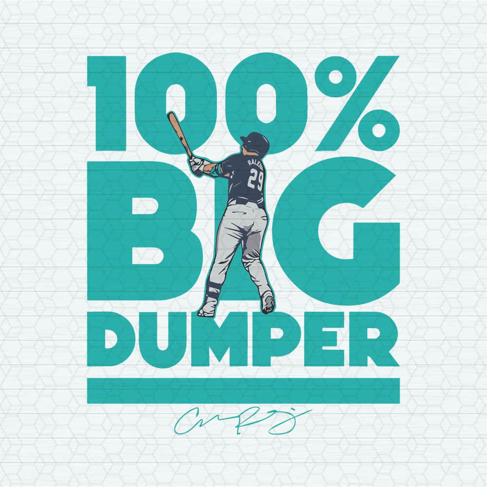 Cal Raleigh Big Dumper Mlb Player SVG | Inspire Uplift