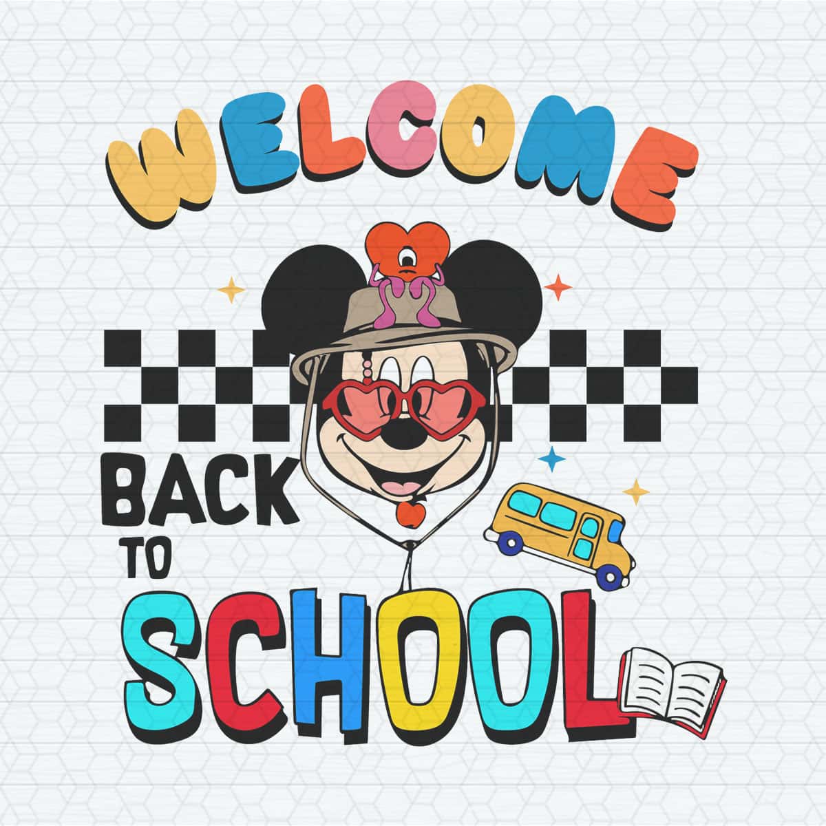 Mickey Mouse Welcome Back To School SVG | Inspire Uplift