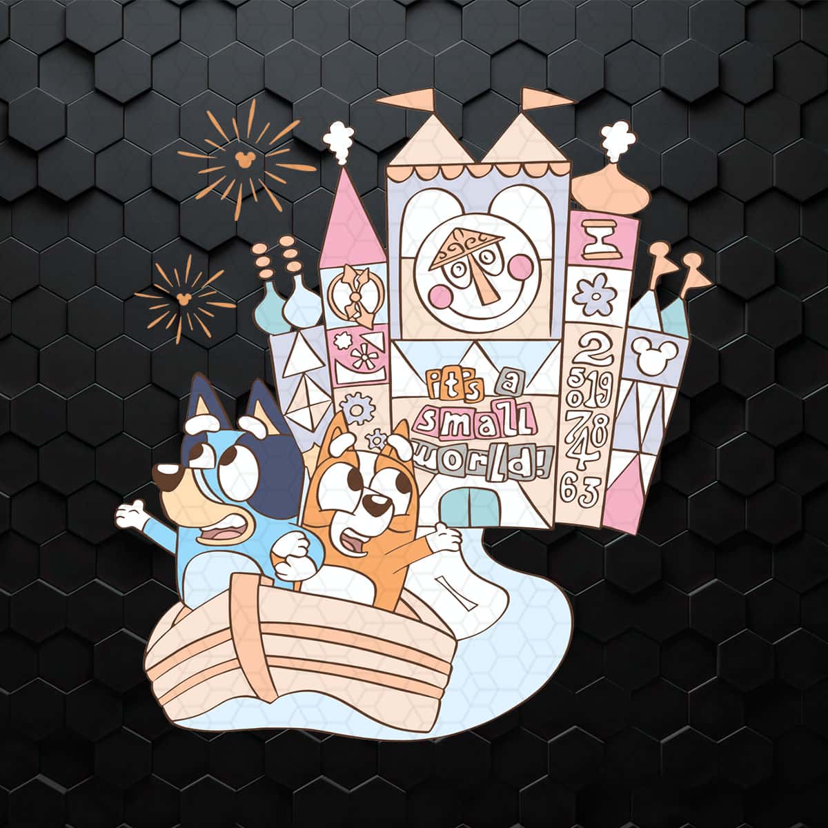 Bluey Its A Small World Adventure At The Parks SVG | Inspire Uplift