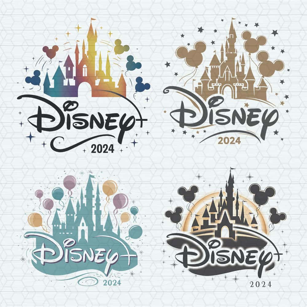 Retro Disney 2024 SVG PNG Bundle | Inspire Uplift