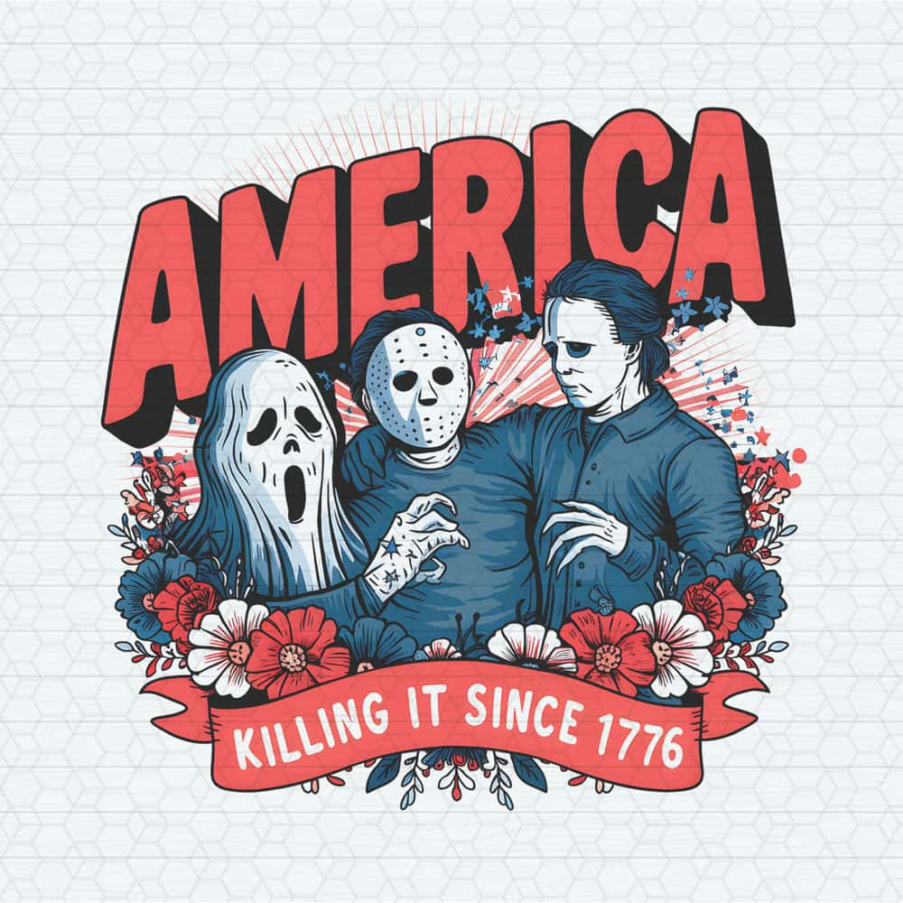 America Killing It Since 1776 Horror Characters PNG - Inspire Uplift