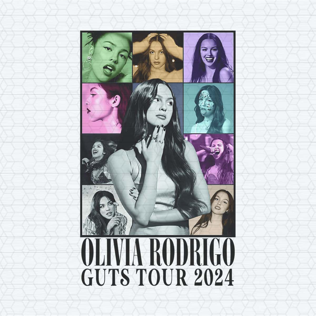 Olivia Rodrigo Guts Tour 2024 Music Concert PNG | Inspire Uplift