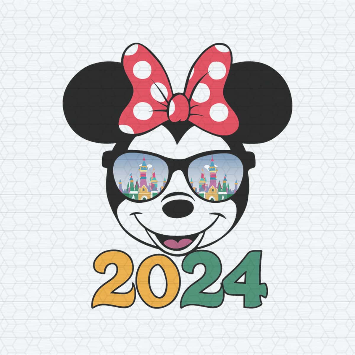 Funny Minnie Head 2024 Vacation SVG | Inspire Uplift