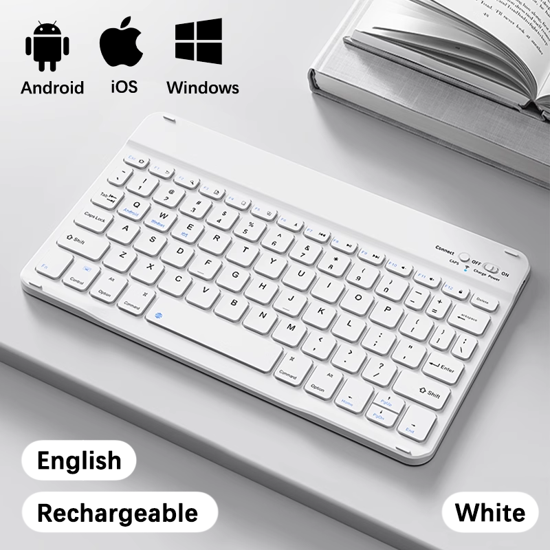 Bluetooth Wireless Keyboard iPad iPhone Android Slim | Inspire Uplift