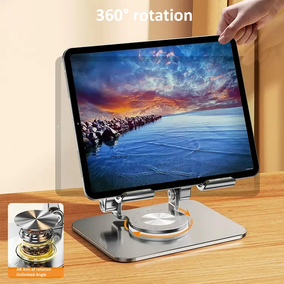 Adjustable Foldable Tablet Holder 360 Rotation Stand | Inspire Uplift