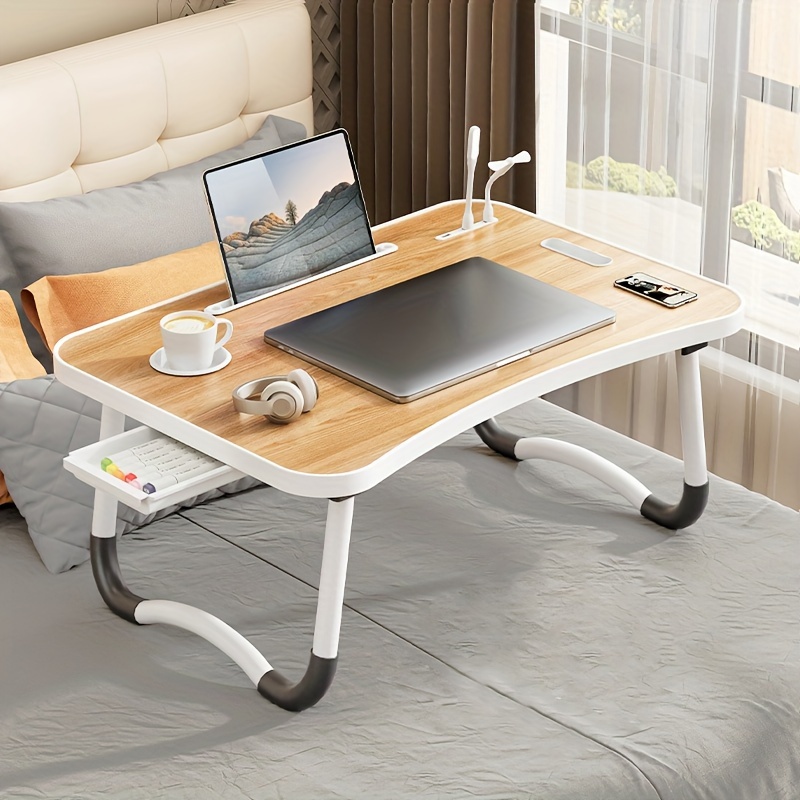 Portable Laptop Table Foldable Desk with USB Light | Inspire Uplift