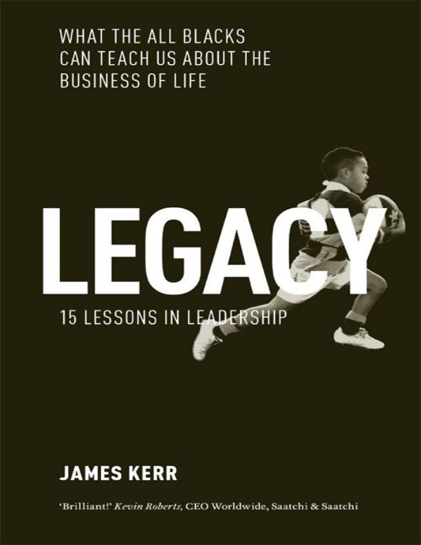 Legacy - James Kerr | Inspire Uplift