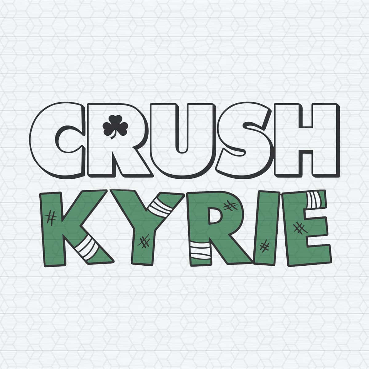 Kyrie Irving Crush Kyrie Shamrock Basketball SVG | Inspire Uplift