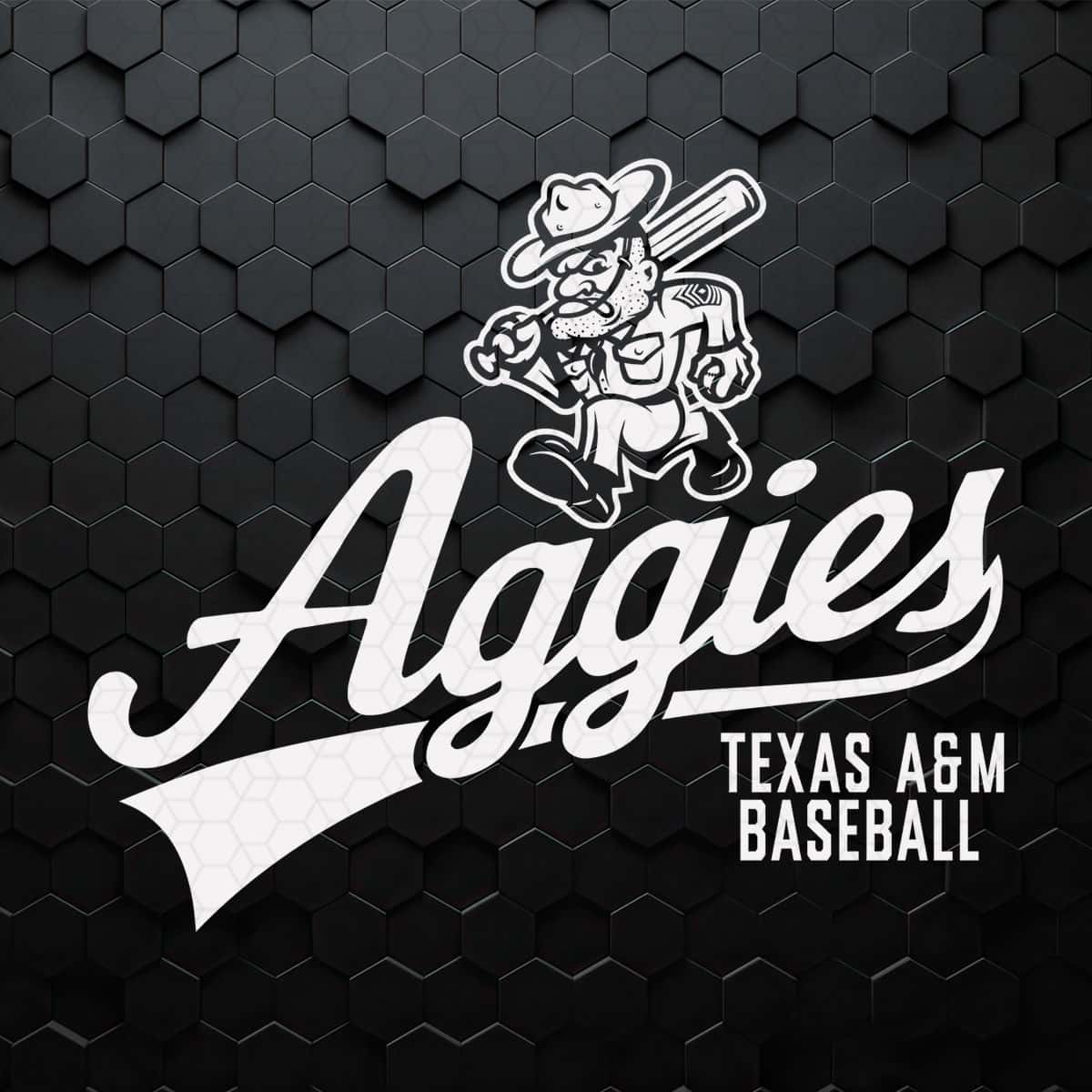 Texas A&M Aggies Baseball Ol Sarge SVG | Inspire Uplift