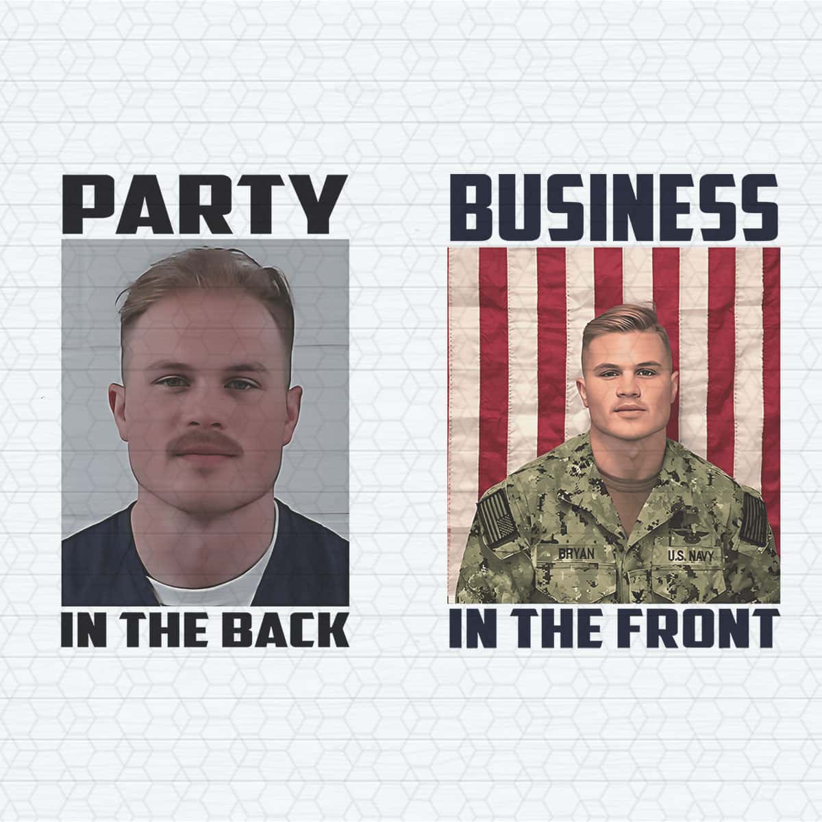 Business In The Front Party In The Back PNG | Inspire Uplift