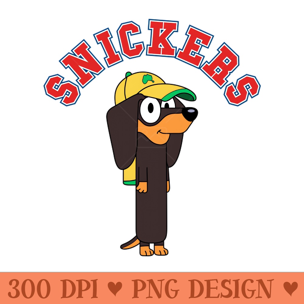 Snickers Bluey - PNG Design Downloads | Inspire Uplift